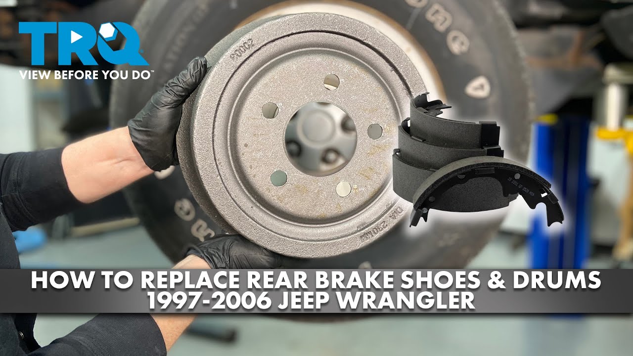How to Replace Rear Brake Shoes Drums 1997-2006 Jeep Wrangler | 1A Auto