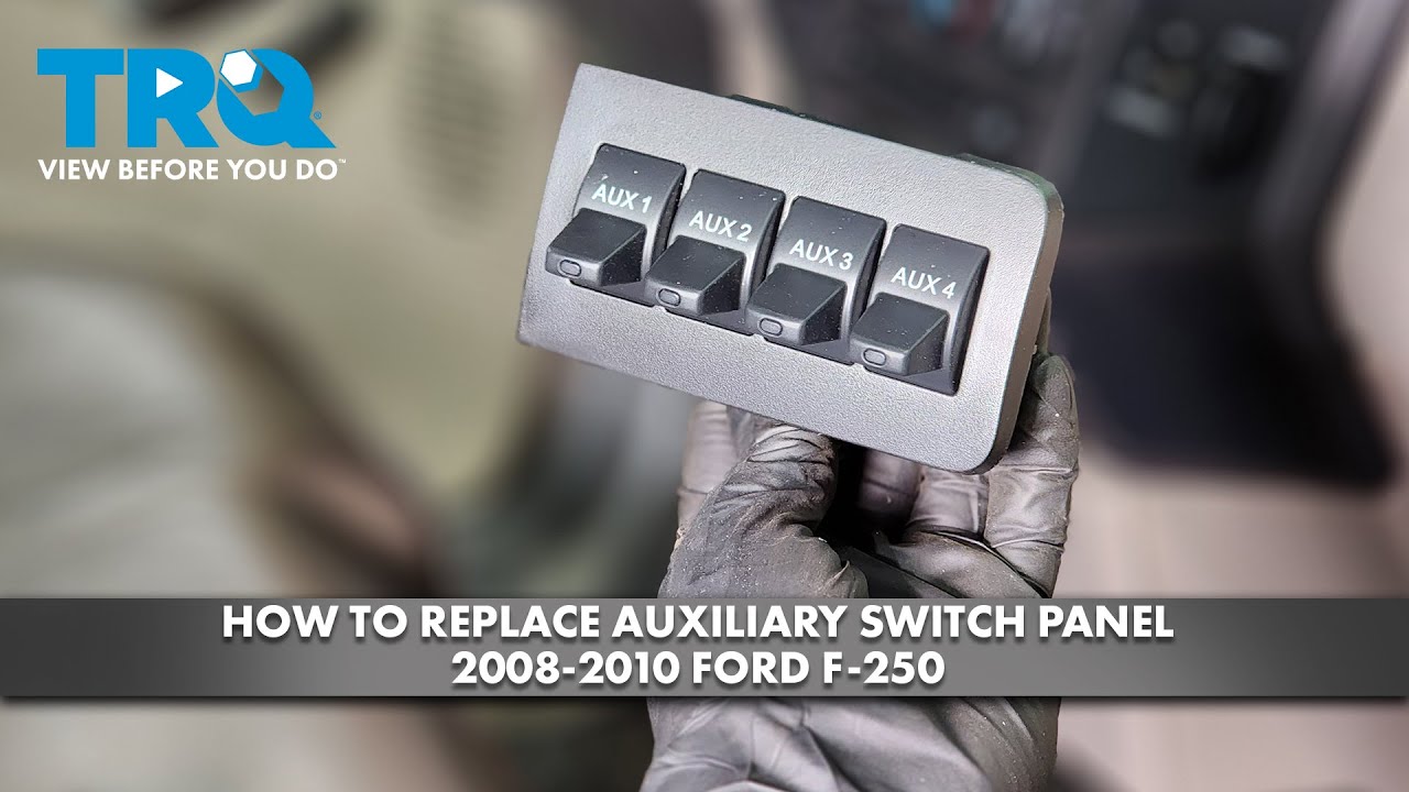 How to Replace Auxiliary Switch Panel 2008-2010 Ford F-250 | 1A Auto