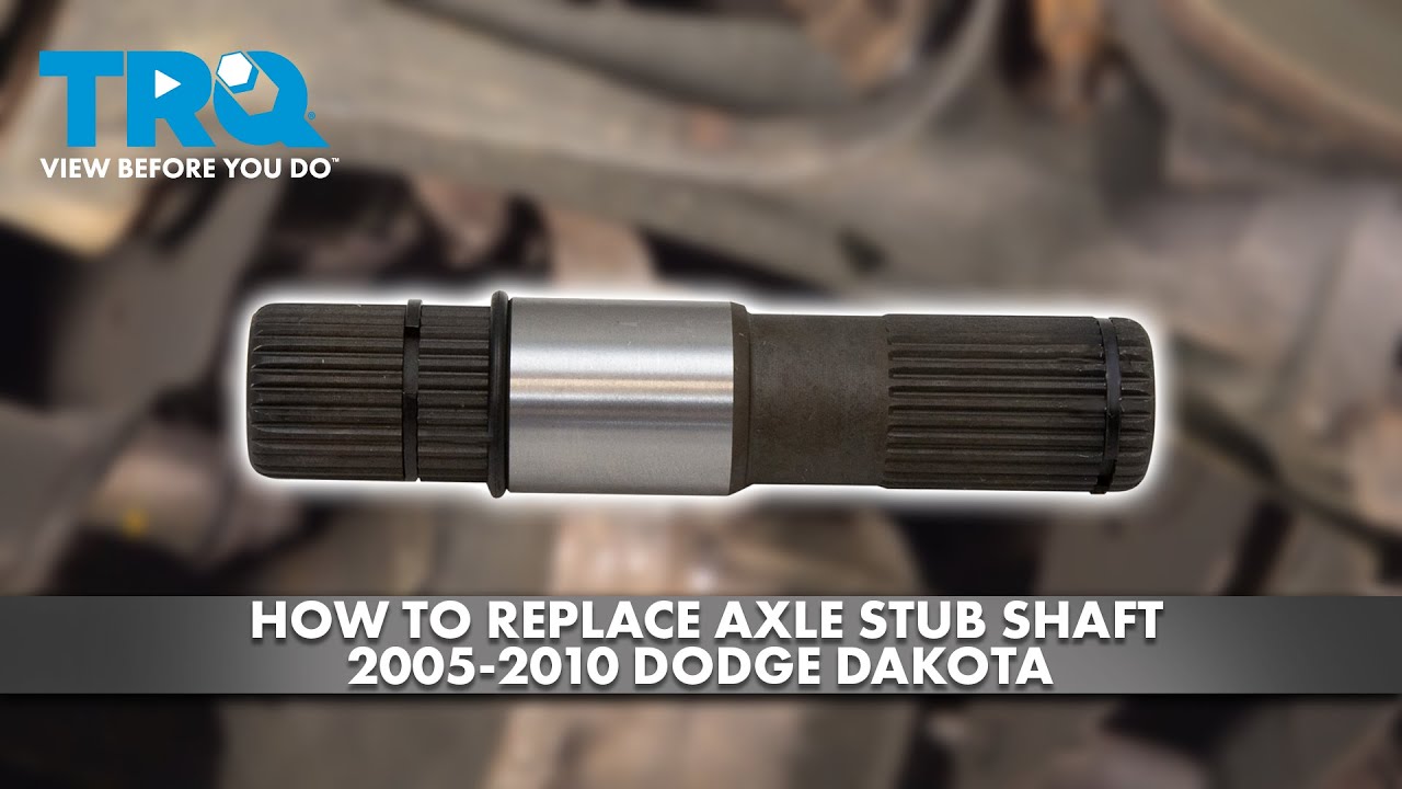 How to Replace Driver Side Axle Stub Shaft 2005-2010 Dodge Dakota | 1A Auto