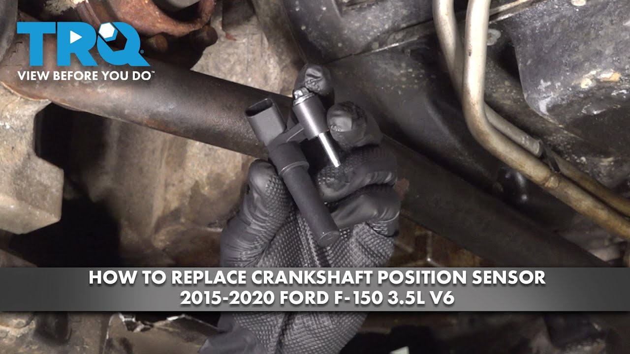 How to Replace Crankshaft Position Sensor 2015-2020 Ford F-150 35L V6 | 1A Auto