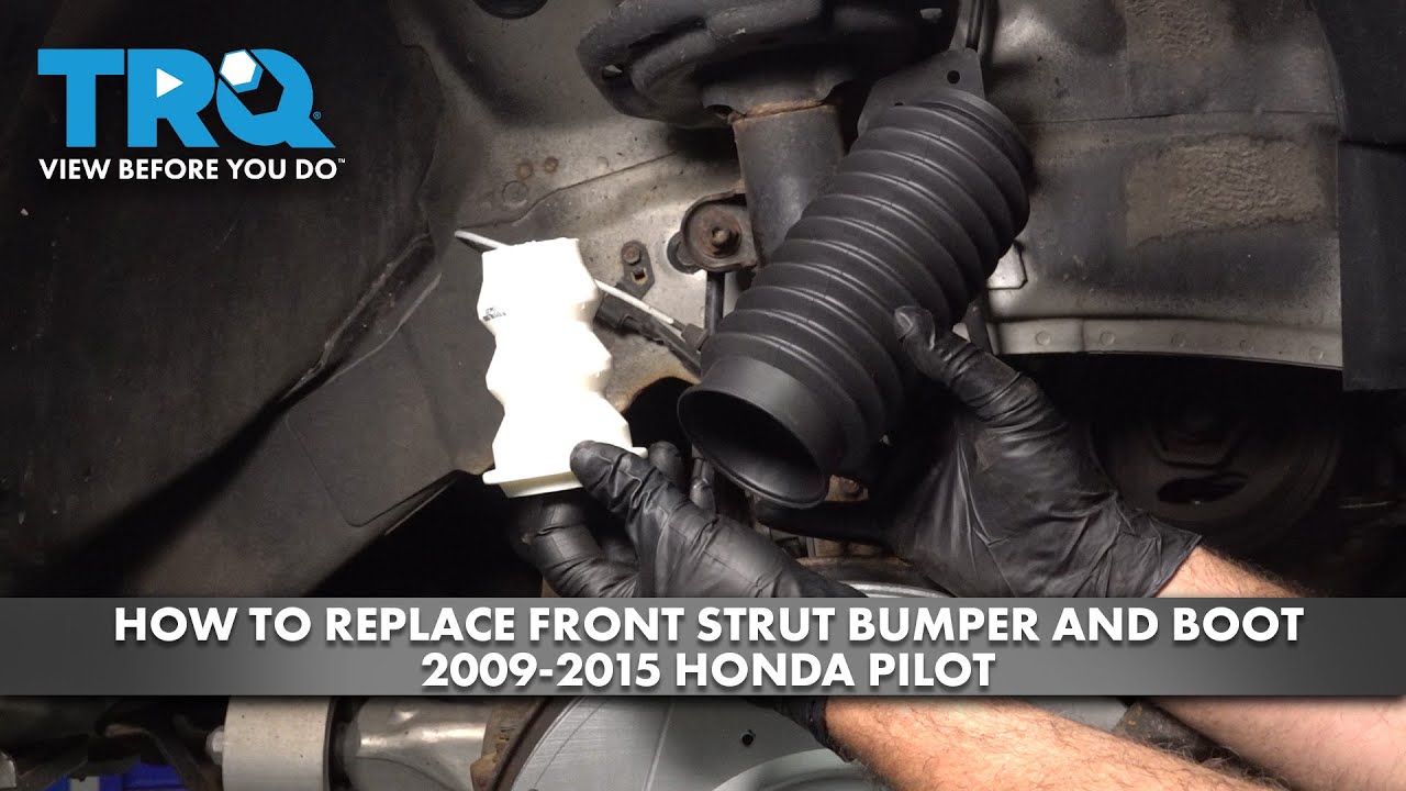 How to Replace Front Strut Bumper and Boot 2009-2015 Honda Pilot | 1A Auto