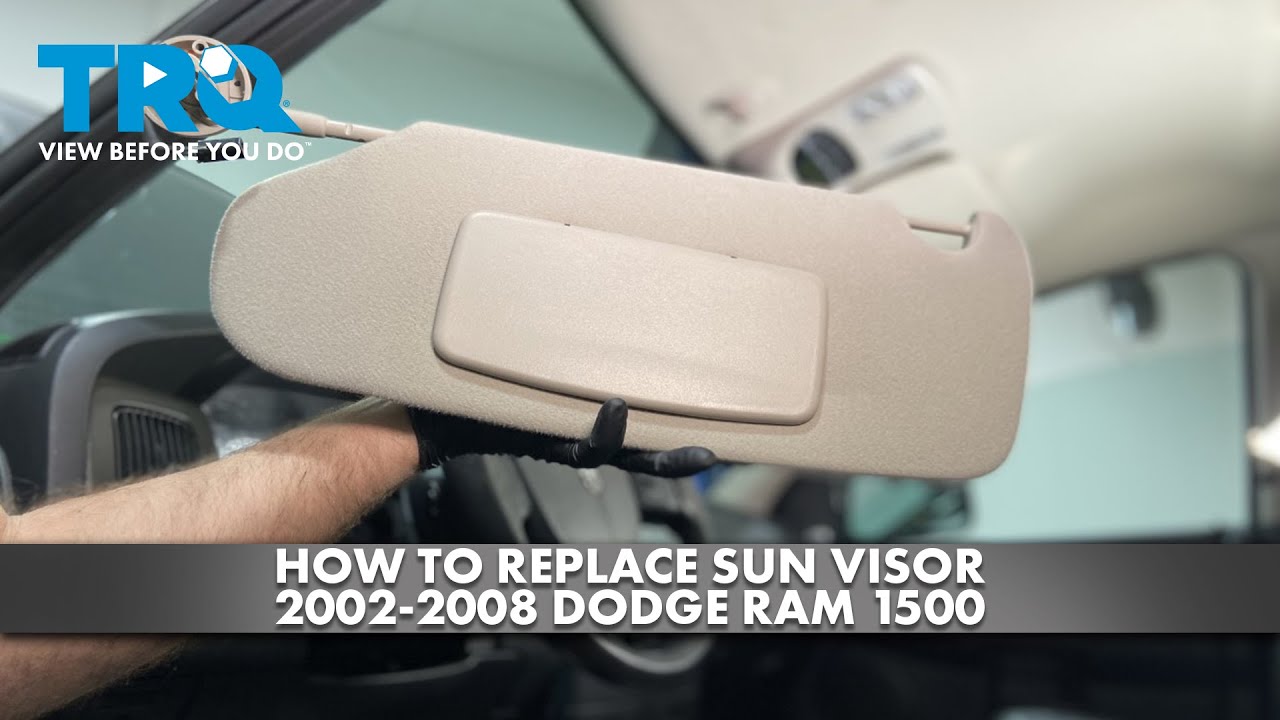 How to Replace Sun Visor 2002-2008 Dodge Ram 1500 | 1A Auto