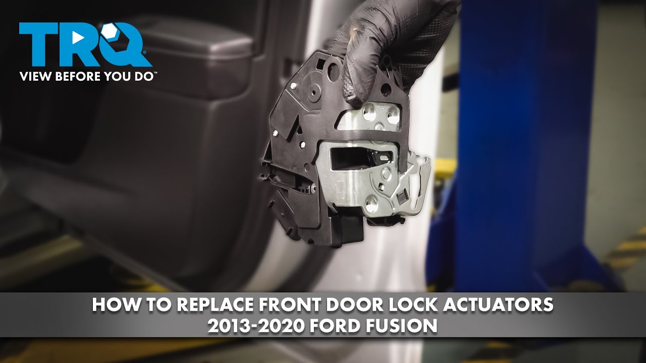 How to Replace Front Door Lock Actuators 2013-2020 Ford Fusion | 1A Auto