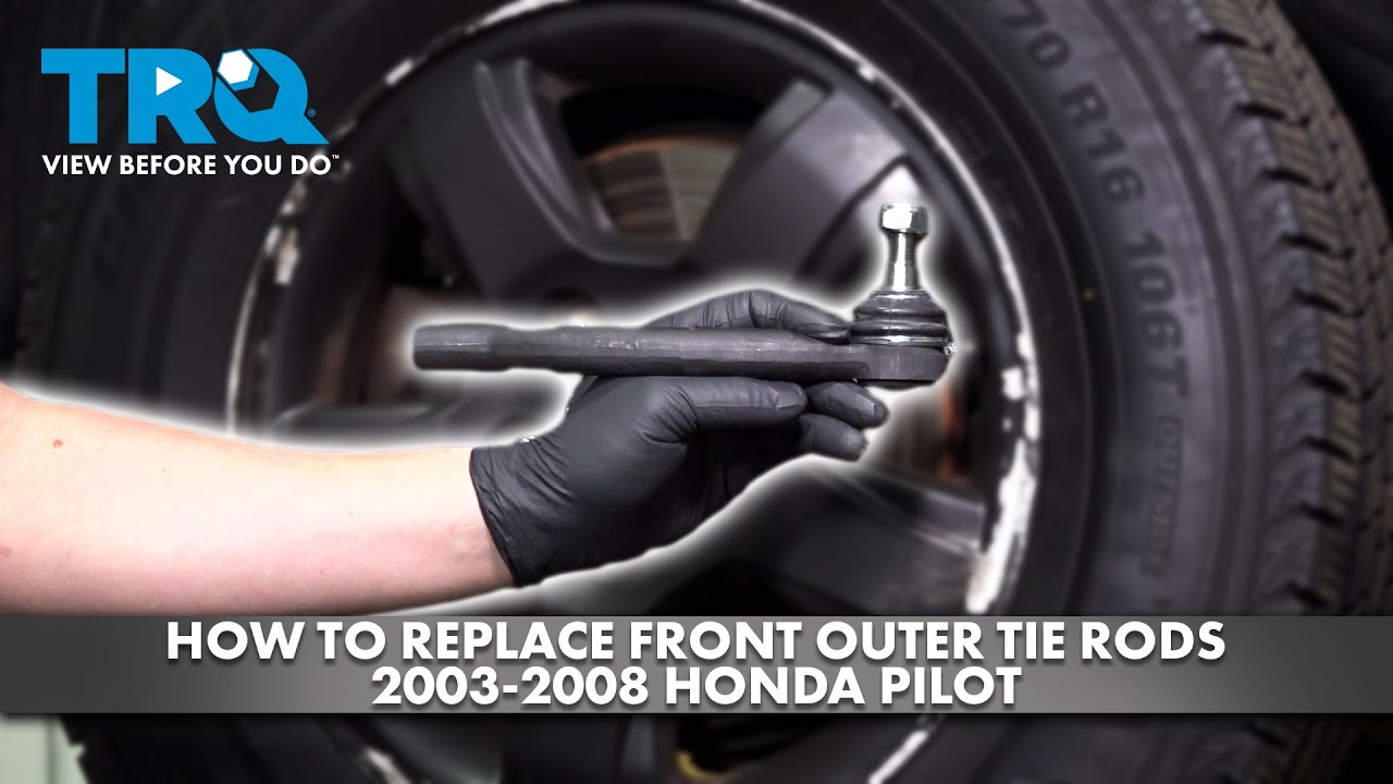 How to Replace Front Outer Tie Rods 2003-2008 Honda Pilot | 1A Auto