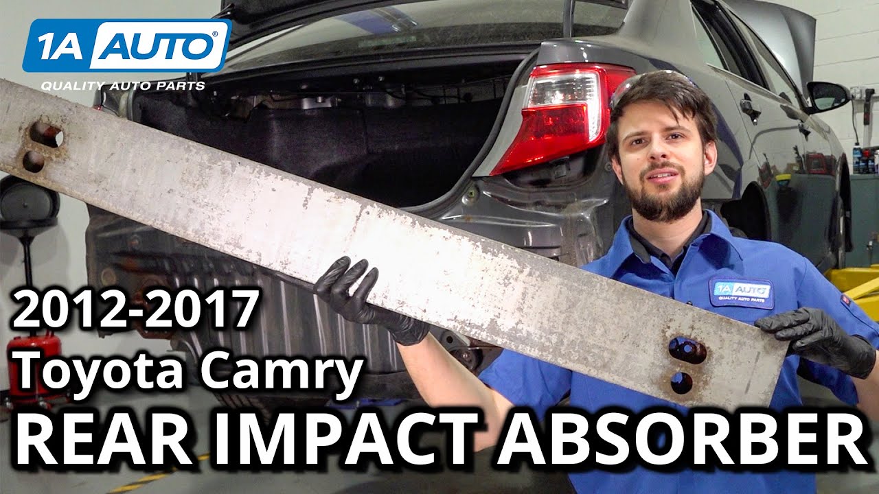 How to Replace Rear Bumper Impact Absorber 2012-2017 Toyota Camry | 1A Auto