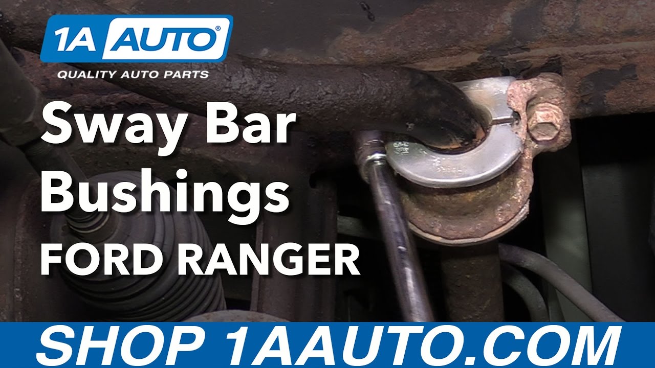 How to Replace Sway Bar Bushings 1998-2012 Ford Ranger | 1A Auto