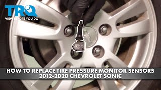 How to Replace Tire Pressure Monitor Sensor 2012-2020 Chevrolet Sonic | 1A Auto