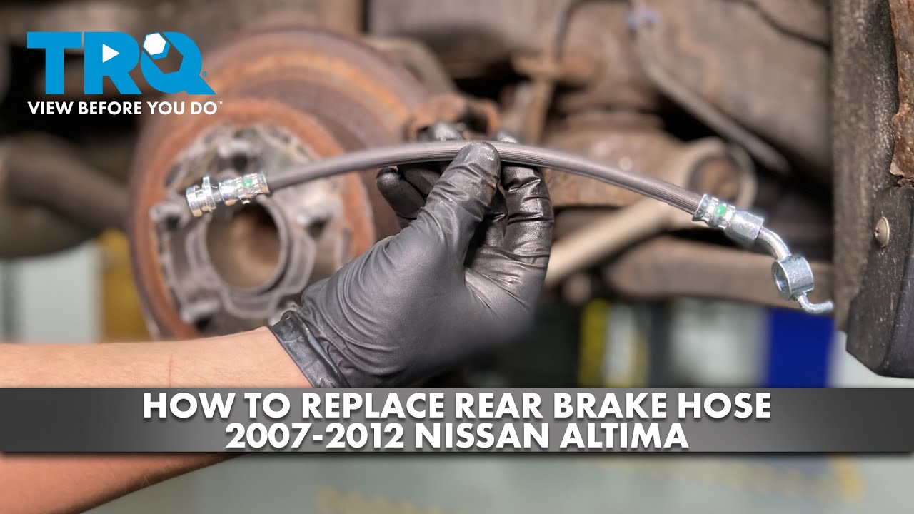 How to Replace Rear Brake Hoses 2007-2012 Nissan Altima | 1A Auto