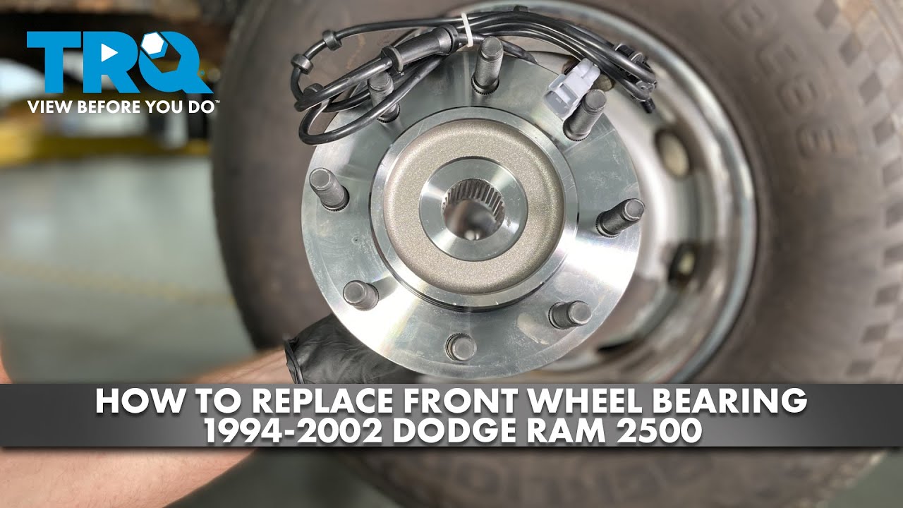 How to Replace Front Wheel Bearing 1994-2002 Dodge Ram 2500 | 1A Auto