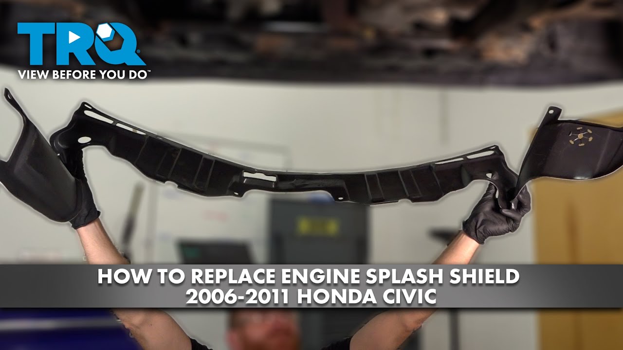 How to Replace Engine Splash Shield 2006-2011 Honda Civic | 1A Auto