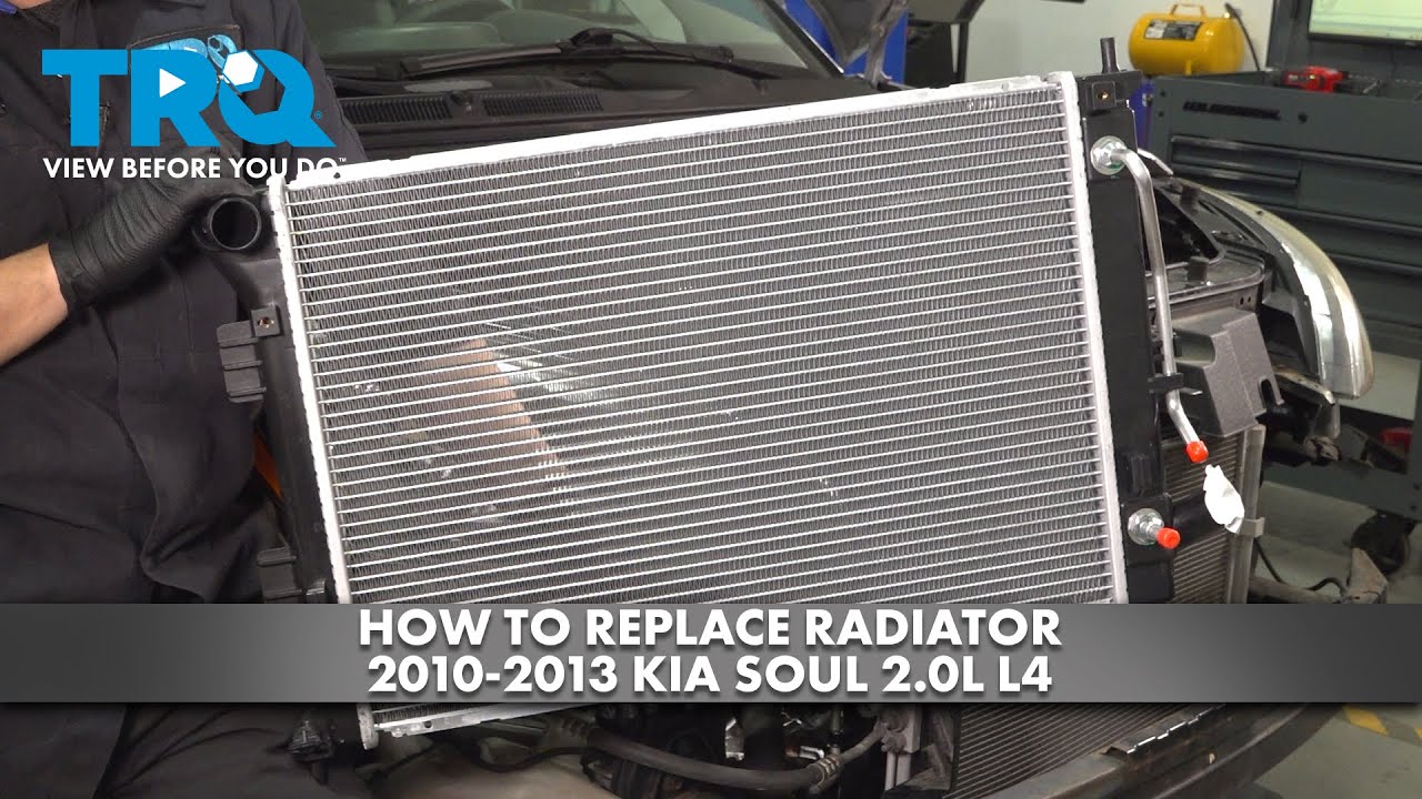 How to Replace Radiator 2010-2013 Kia Soul 20L L4 | 1A Auto
