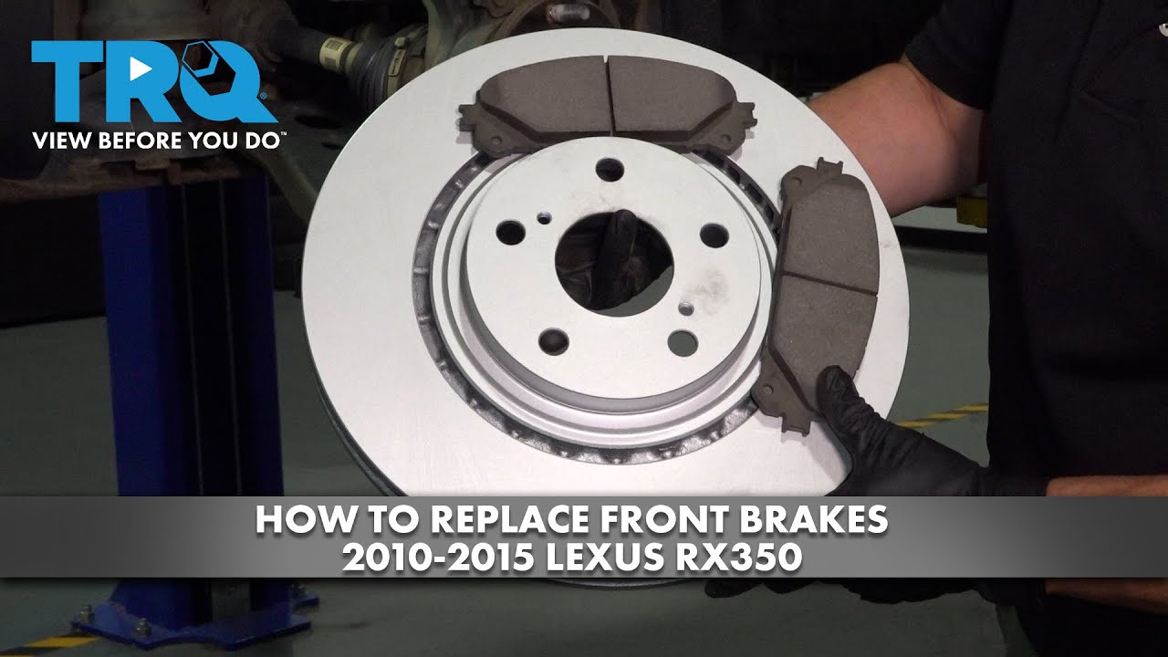 How to Replace Front Brakes 2010-2015 Lexus RX350 | 1A Auto