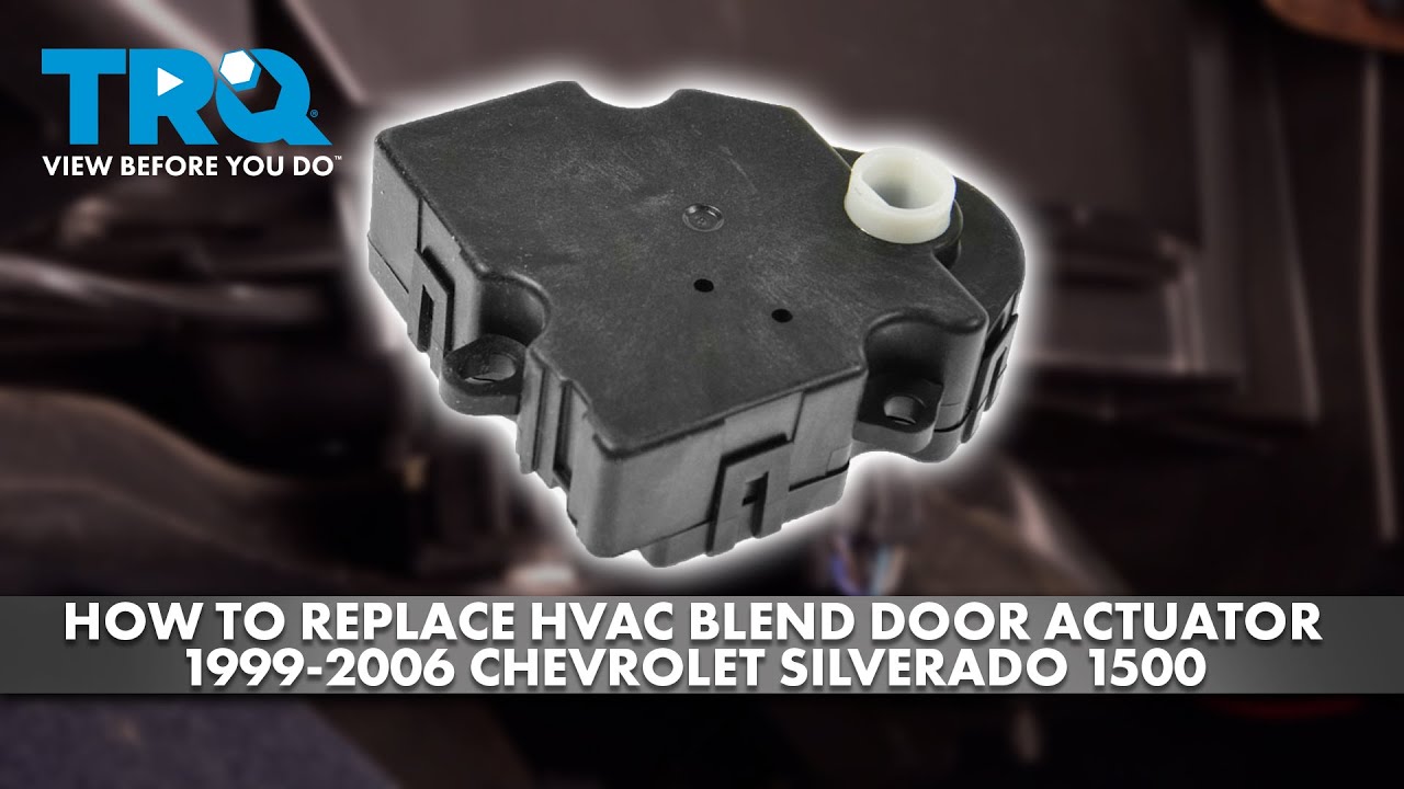 How to Replace HVAC Blend Door Actuator 1999-2006 Chevrolet Silverado ...