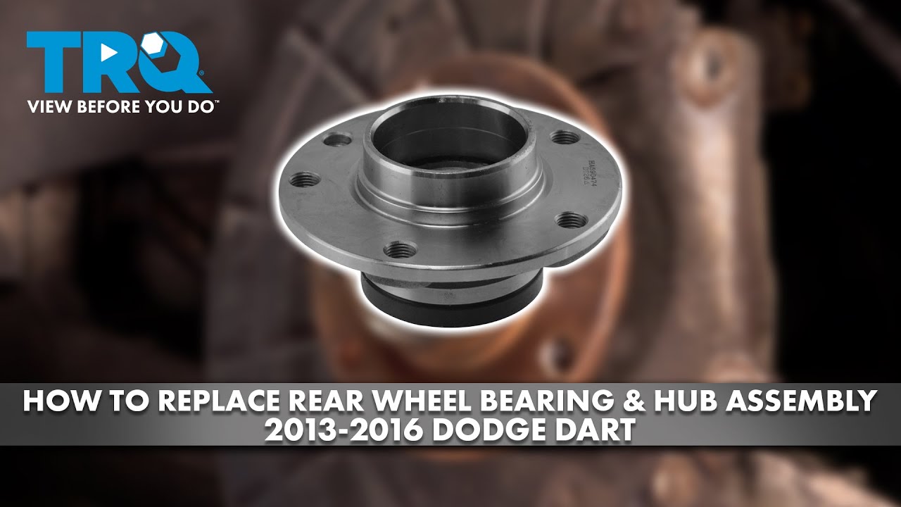 How to Replace Rear Wheel Bearing Hub Assembly 2013-2016 Dodge Dart | 1A Auto