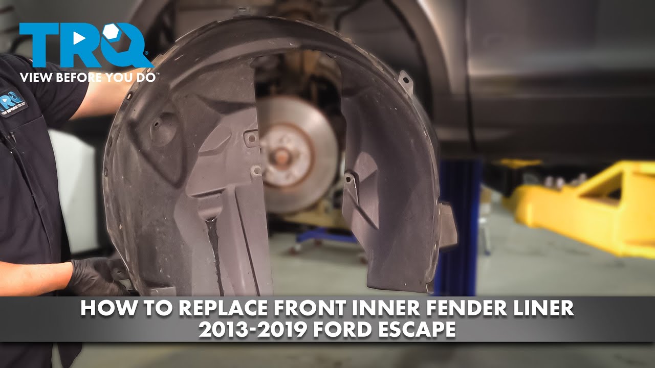 How to Replace Front Inner Fender Liner 2013-2019 Ford Escape | 1A Auto