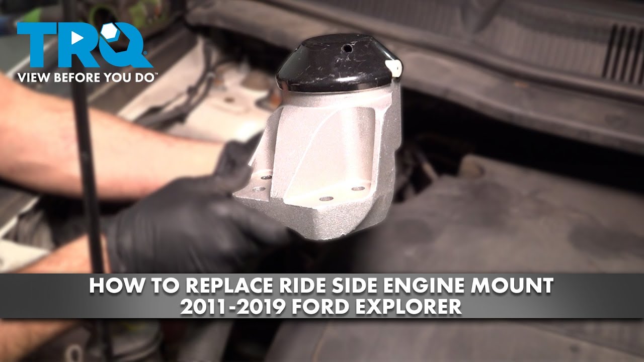 How to Replace Right Side Engine Mount 2011-2019 Ford Explorer | 1A Auto