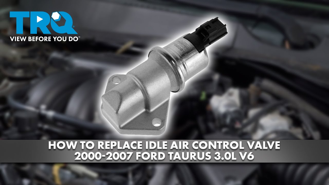 How to Replace Idle Air Control Valve 2000-2007 Ford Taurus 30L V6 | 1A ...