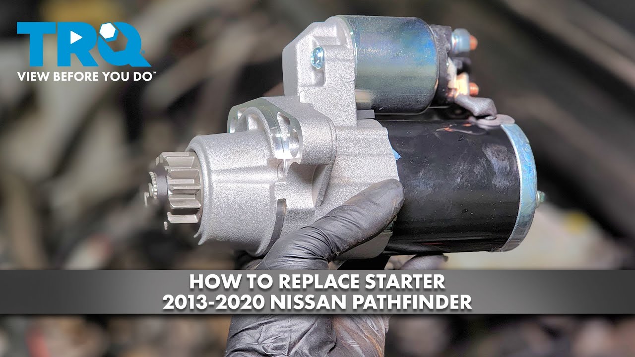 How to Replace Starter 2013-2020 Nissan Pathfinder | 1A Auto