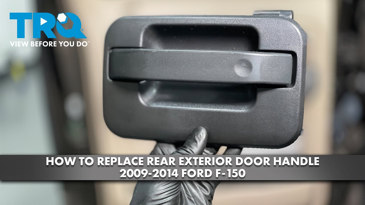 How to Replace Rear Exterior Door Handle 2009-2014 Ford F-150 | 1A Auto