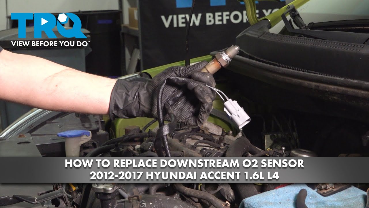 How to Replace Downstream O2 Sensor 2012-2017 Hyundai Accent 16L L4 | 1A Auto