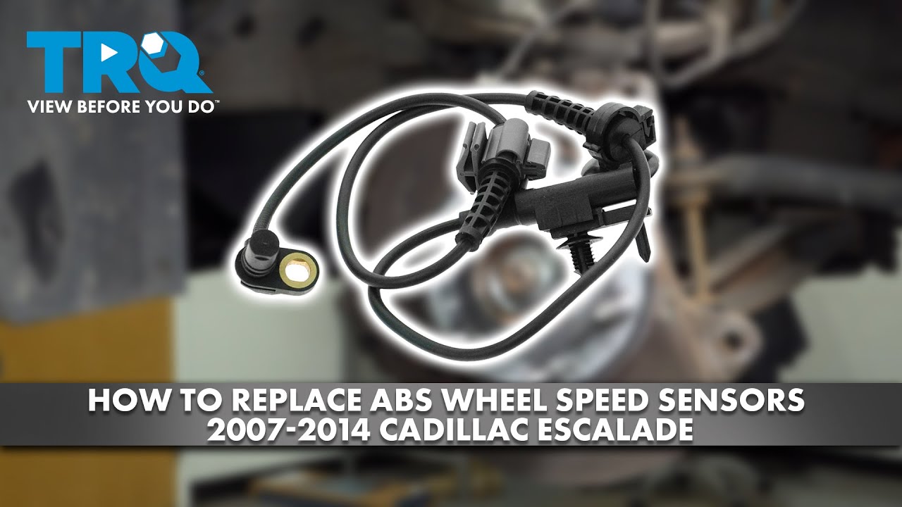 How to Replace Front ABS Wheel Speed Sensors 2007-2014 Cadillac ...