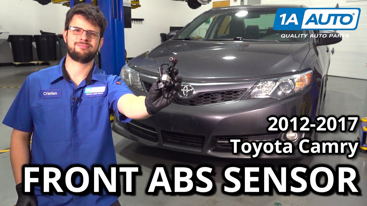 How to Replace Front ABS Sensors 2012-2017 Toyota Camry | 1A Auto