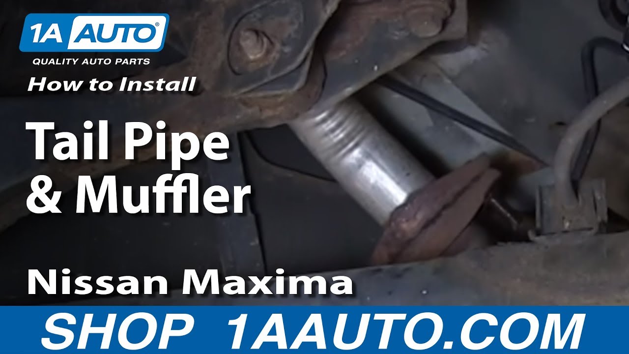 How to Replace Muffler with Gasket 2000-03 Nissan Maxima | 1A Auto