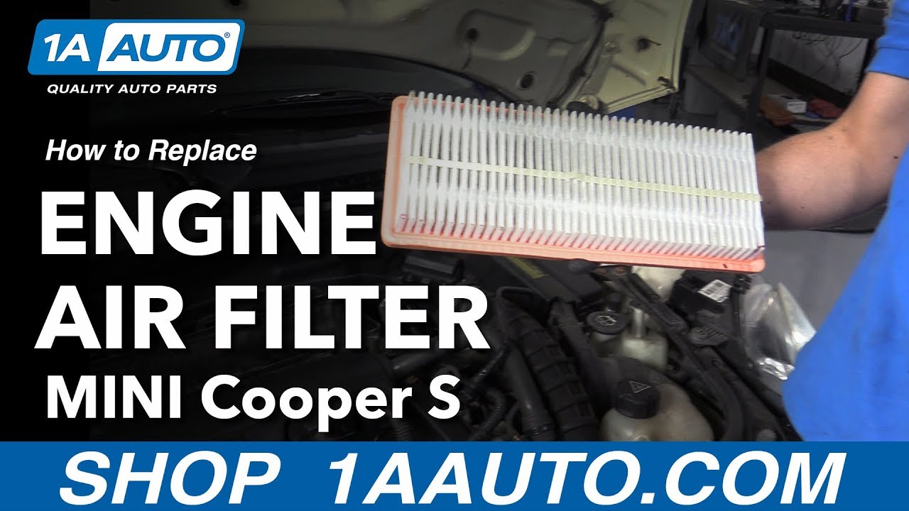 How to Replace Engine Air Filter 2007-13 Mini Cooper | 1A Auto
