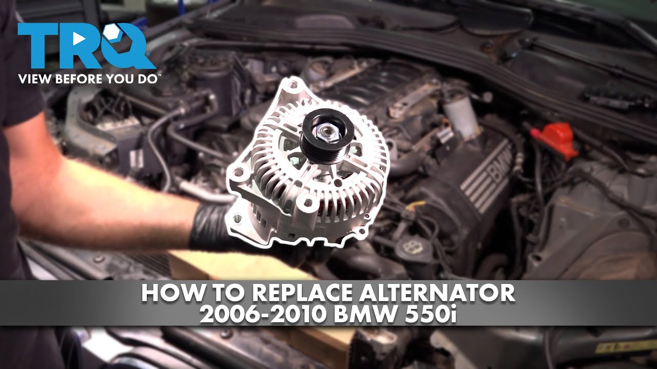 How to Replace Alternator 2006-2010 BMW 550i | 1A Auto