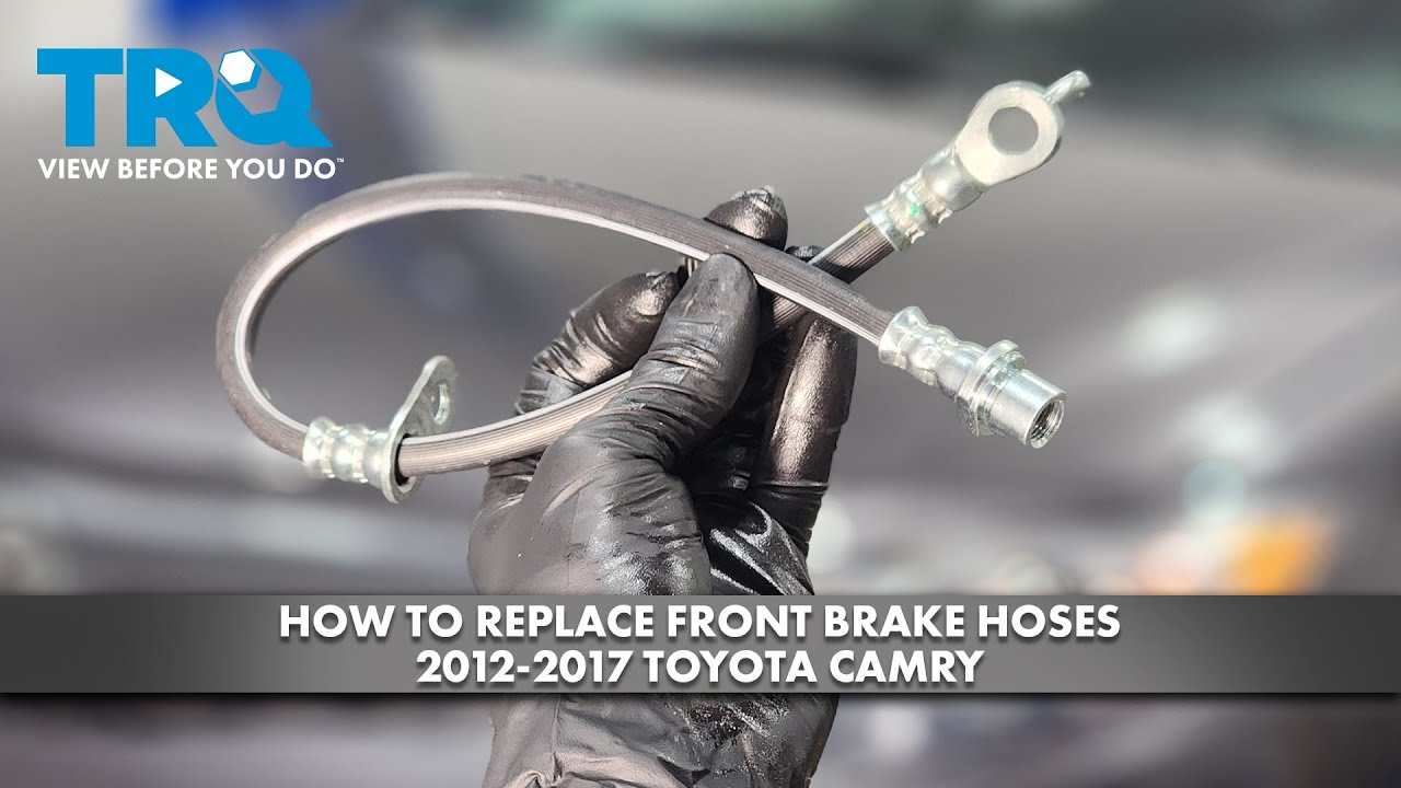 How to Replace Front Brake Hoses 2012-2017 Toyota Camry | 1A Auto