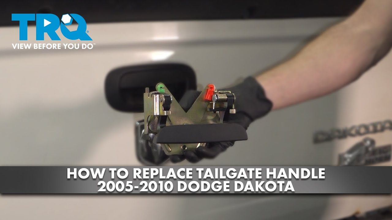 How to Replace Tailgate Handle 2005-2010 Dodge Dakota | 1A Auto