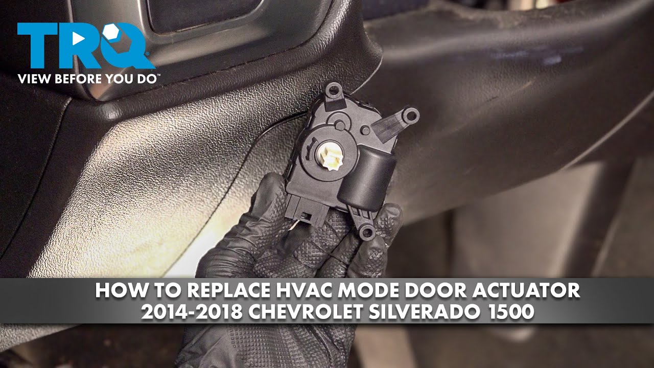 How to Replace HVAC Mode Door Actuator 2014-2018 Chevrolet Silverado ...