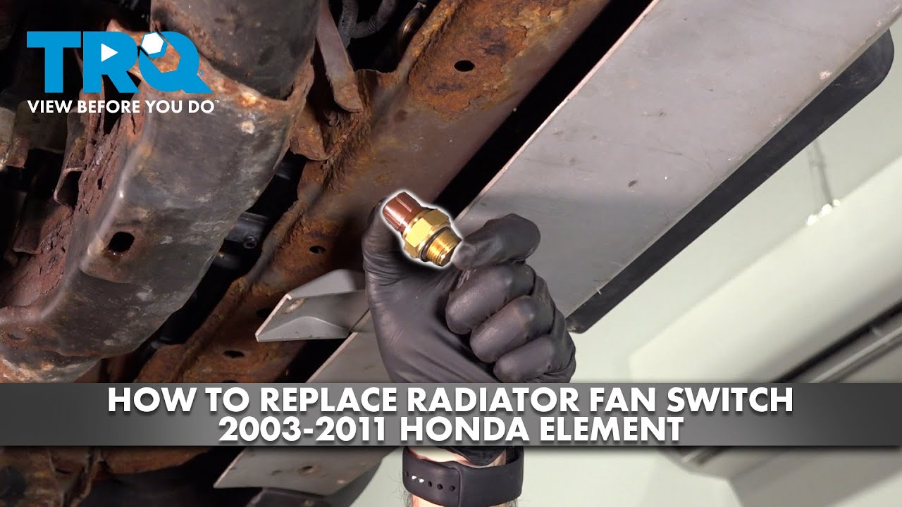 How to Replace Radiator Fan Switch 2003-2011 Honda Element | 1A Auto