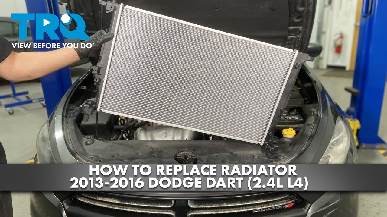 How to Replace Radiator 2013-2016 Dodge Dart 24L L4 | 1A Auto