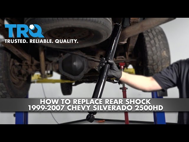 How To Replace Rear Shock 1999-2007 Chevy Silverado 2500HD | 1A Auto