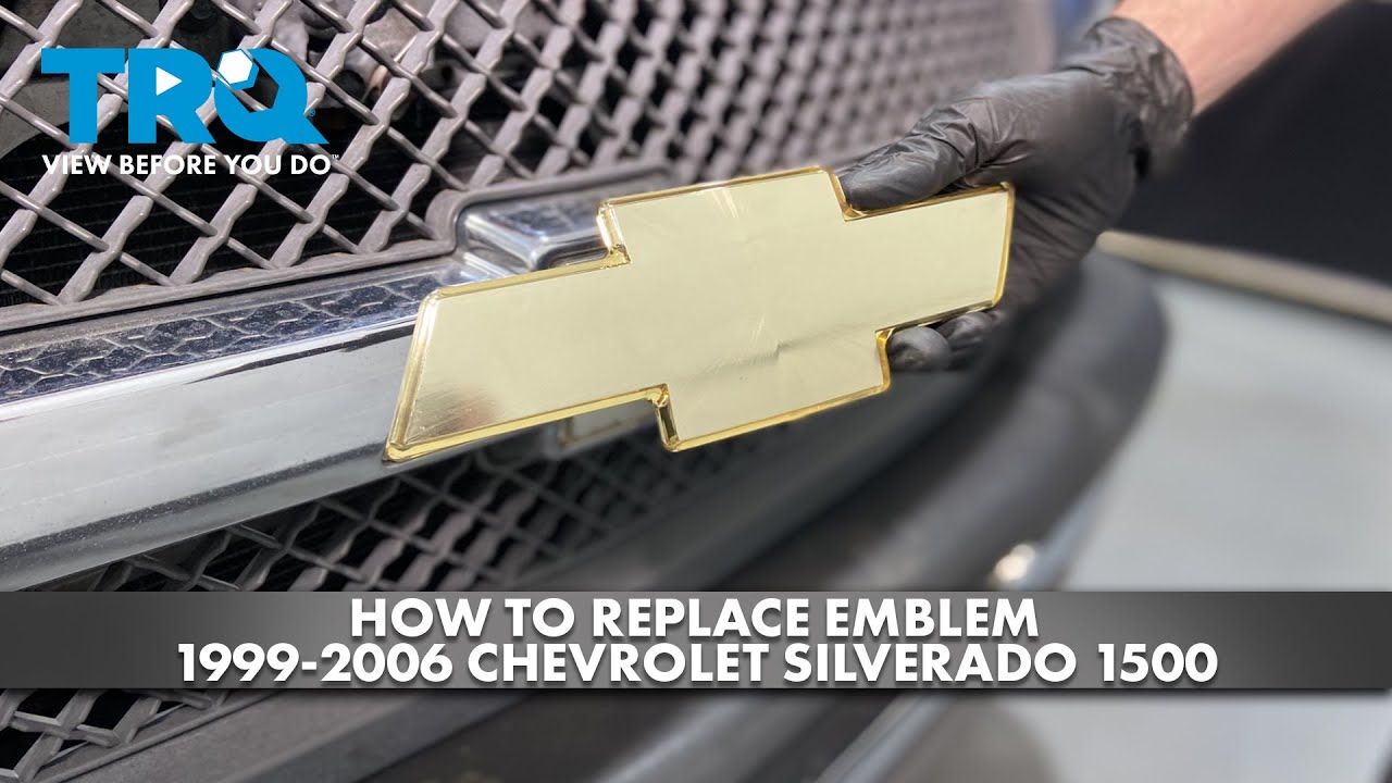 How to Replace Emblem 1999-2006 Chevrolet Silverado 1500 | 1A Auto