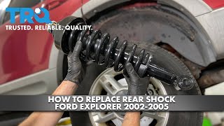 How to Replace Rear Shock 2002-2005 Ford Explorer | 1A Auto