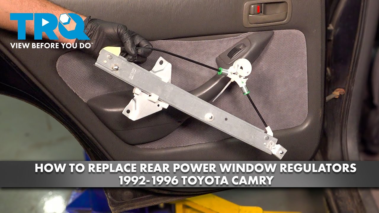 How to Replace Rear Power Window Regulators 1992-1996 Toyota Camry | 1A Auto