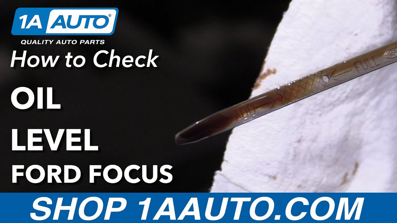 How to Check Oil Level 2000-04 Ford Focus | 1A Auto