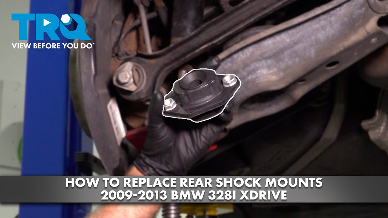 How to Replace Rear Shock Mounts 2009-2013 BMW 328i | 1A Auto