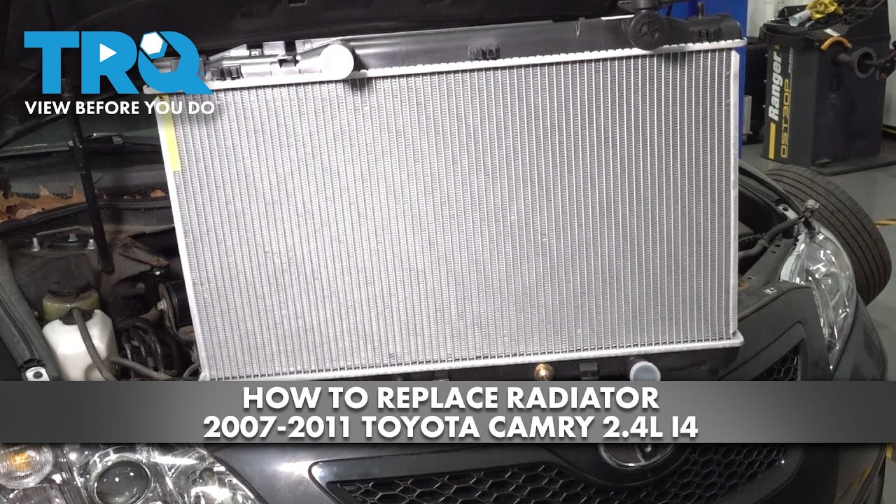 How to Replace Radiator 2007-2011 Toyota Camry 24L I4 | 1A Auto