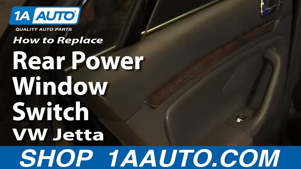 How To Install Replace Rear Power Window Switch 2005-10 Volkwagen VW ...
