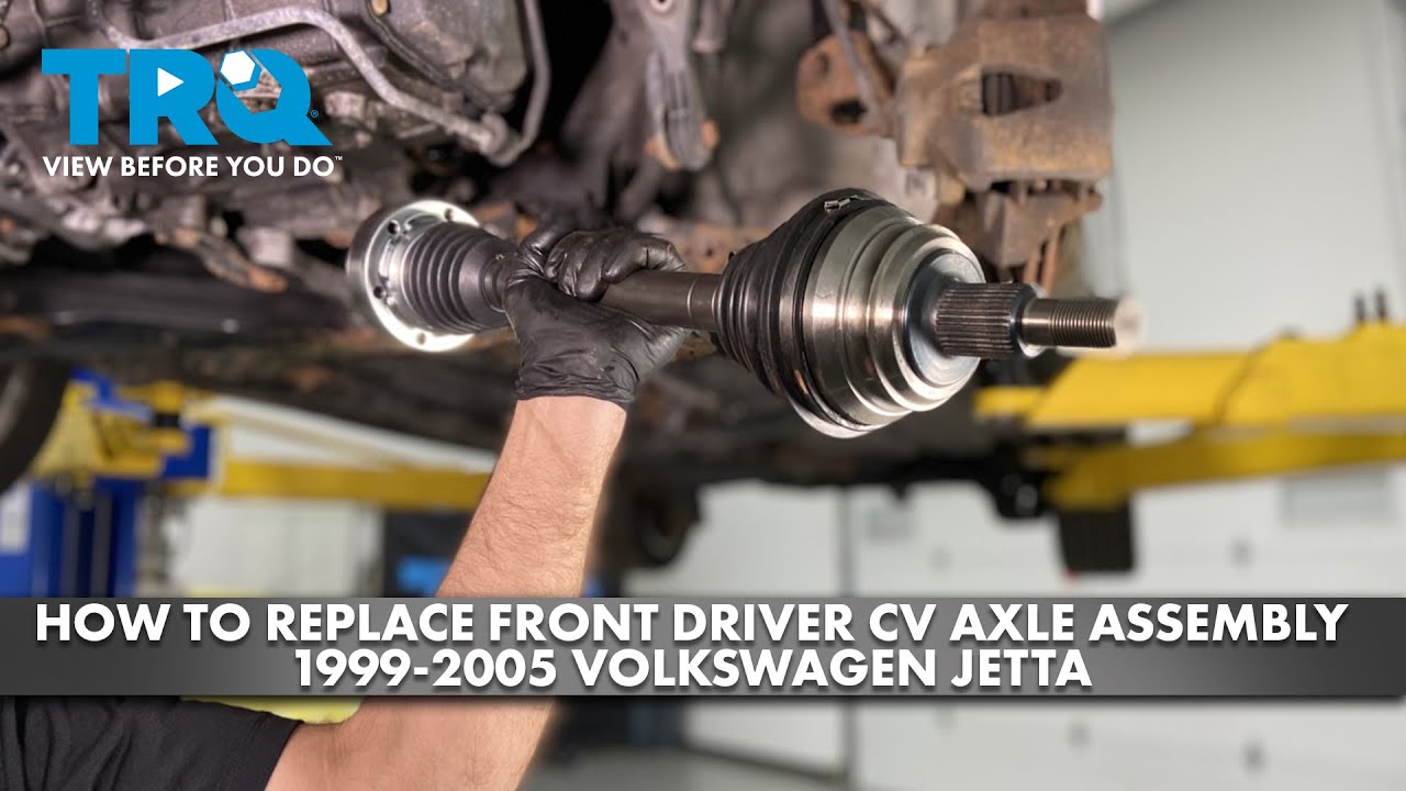 How to Replace Front Drivers Side CV Axle Assembly 1999-2005 Volkswagen ...