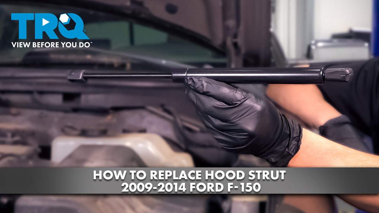 How to Replace Hood Struts 2009-2014 Ford F-150 | 1A Auto