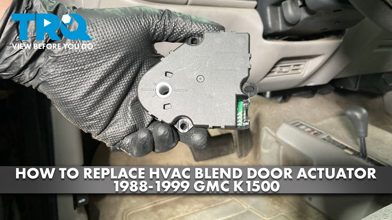 How to Replace HVAC Blend Door Actuator 1988-1999 GMC K1500 | 1A Auto