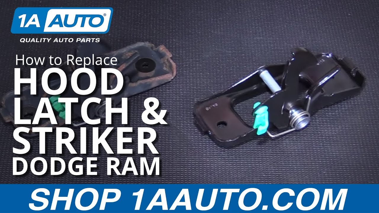 How to Replace Hood Latch Striker 2002-08 Dodge Ram | 1A Auto