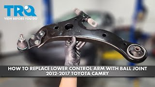 How To Replace Front Lower Control Arms With Ball Joint 2012 2017