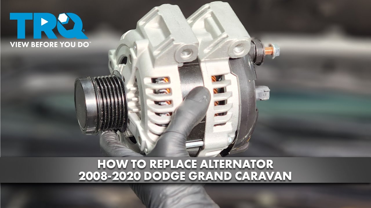 How to Replace Alternator 2008-2020 Dodge Grand Caravan | 1A Auto