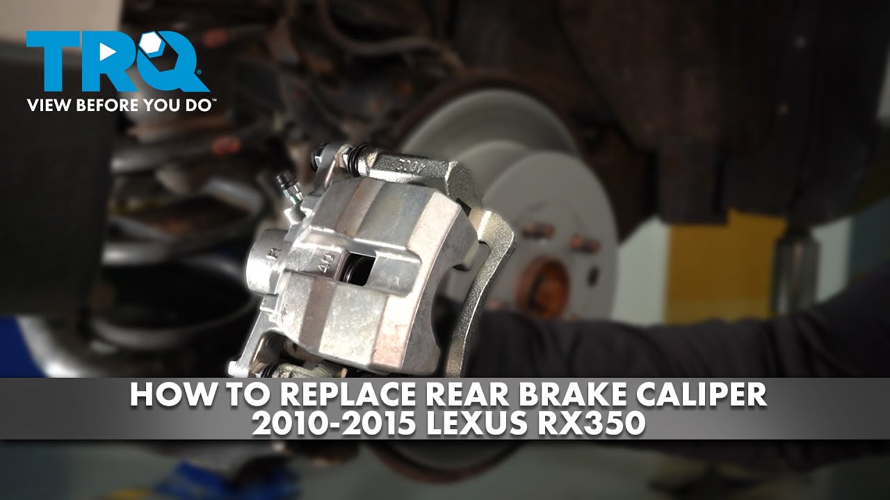 How to Replace Rear Brake Caliper 2010-2015 Lexus RX350 | 1A Auto