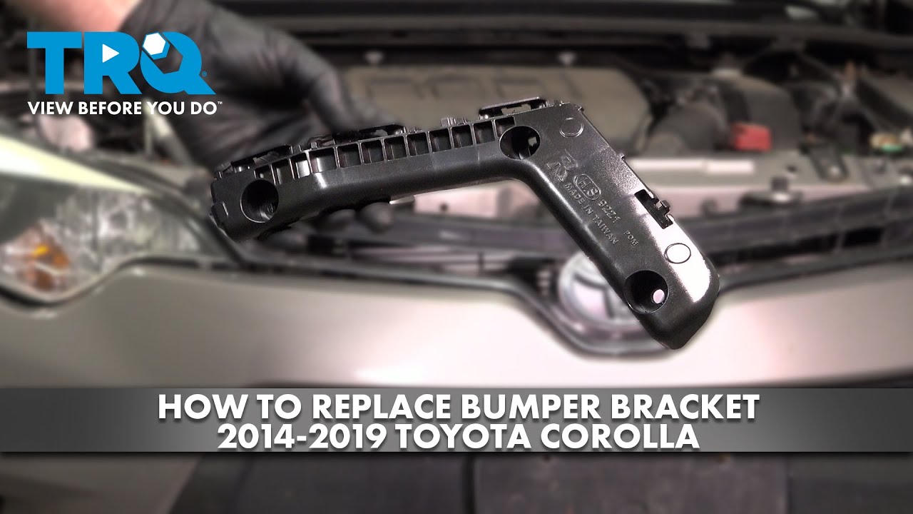 How to Replace Front Bumper Bracket 2014-2019 Toyota Corolla | 1A Auto